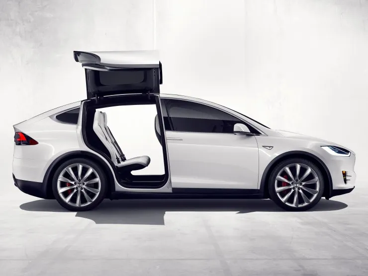 Tesla Model X Ev Suv Spotted In Bangalore Here On Carnet From Dubai